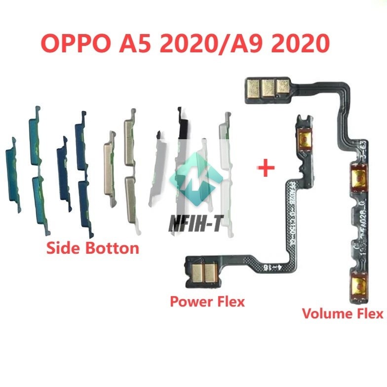 Power button flex for oppo A5 2020 A9 2020 A11 volume flex On Off & Up ...