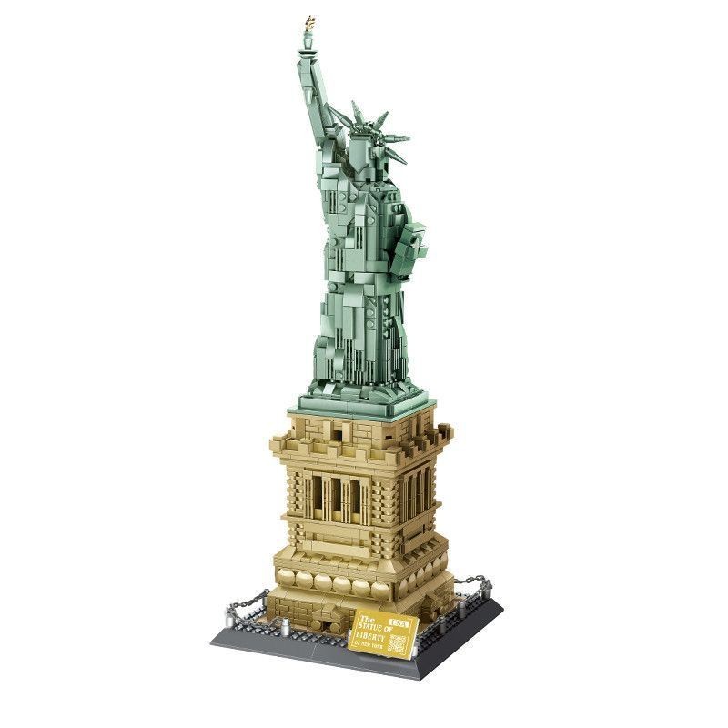 Compatible with LEGO bricks, Statue of Liberty bricks, world-famous ...
