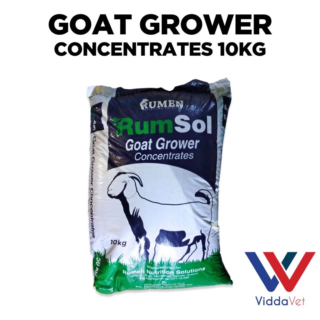 RUMSOL CATTLE FEEDLINE GOAT GROWER10KGREPCAKED Nutritional Grower ...