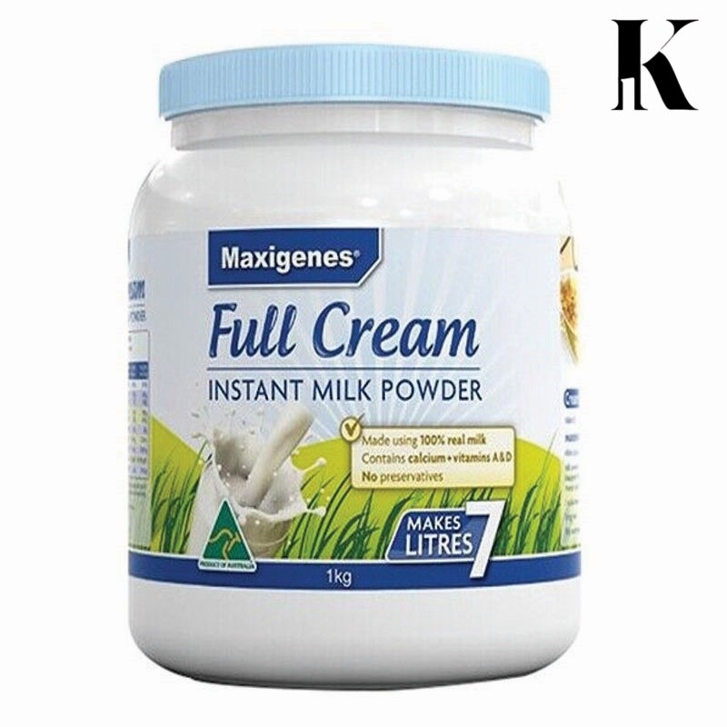 Maxigenes Full Cream Instant Nutritional Milk Powder High Calcium 1kg ...