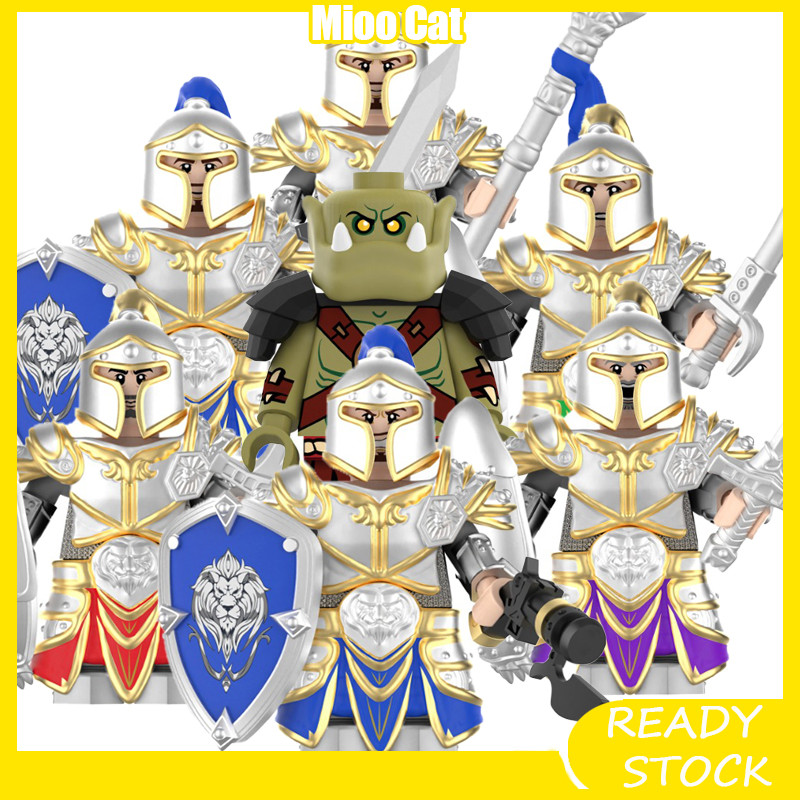 Orc soldier Stormwind City Guard Dragon Guard Minifigures Building ...