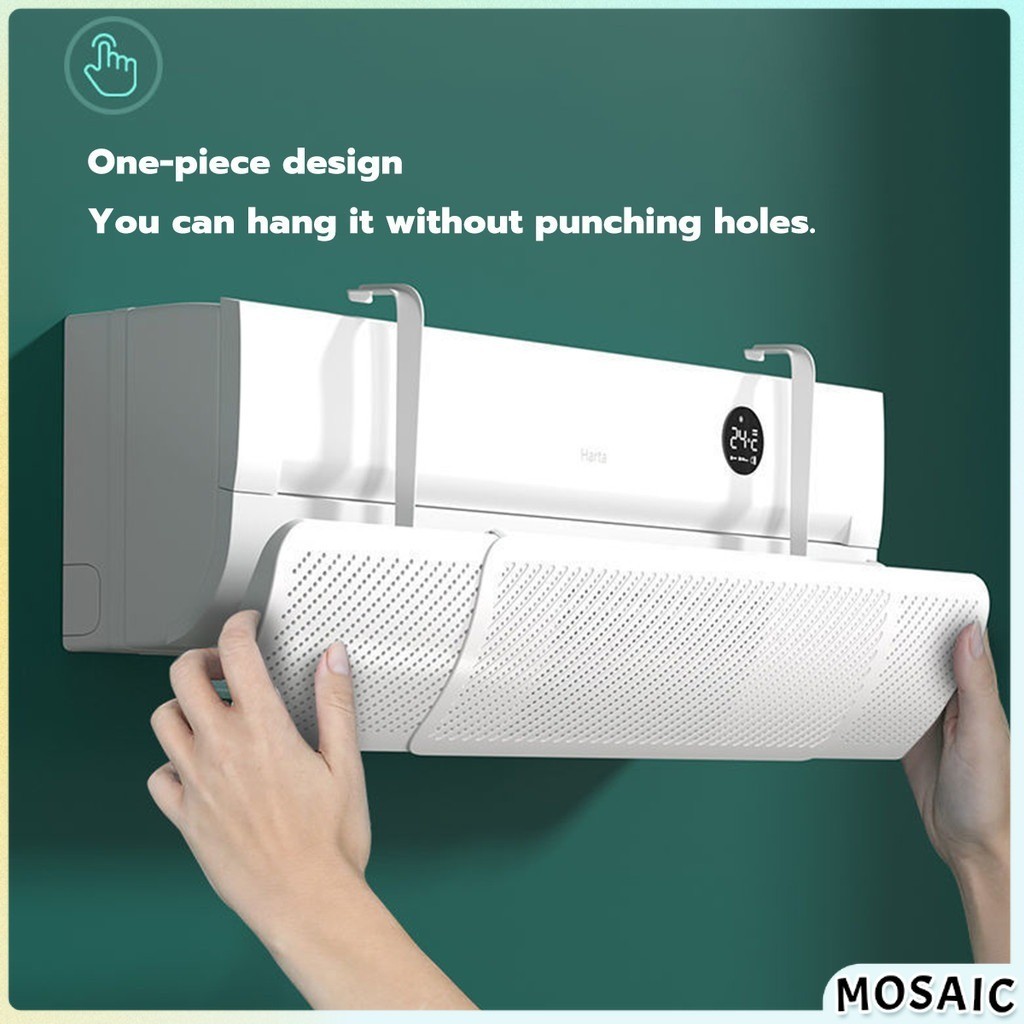 Air Conditioner Cover Adjustable Air Conditioning Baffle Deflector No ...