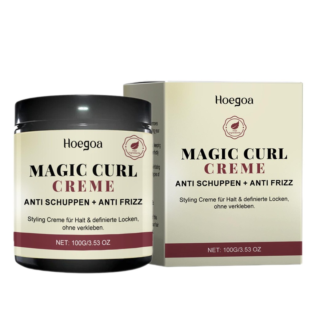 Daily Curl Cream Hair Curling Style Moisturizing Balm Touchable ...