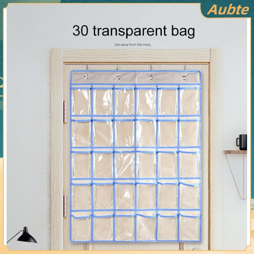 ⚡ 30 Grid Pocket Hanging Cell Phone Organizer Storage Classroom Pocket ...