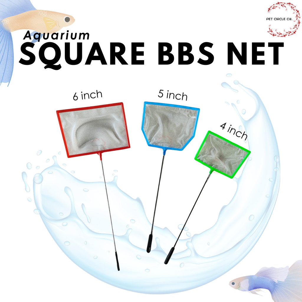 Fishnet Fry net Aquarium BBS Daphnia Dapna 4, 5, & 6 inch | Shopee ...