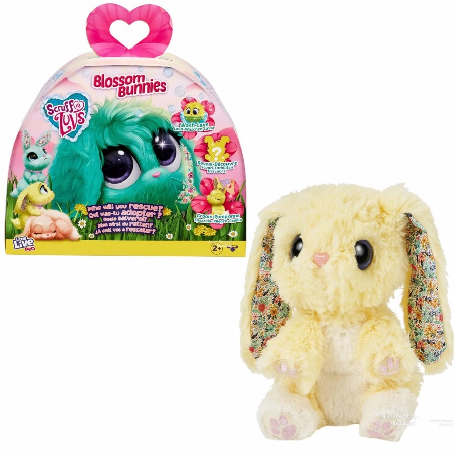 Little Live Pets Scruff a Luvs Blossom Bunnies Plush Doll | Shopee ...