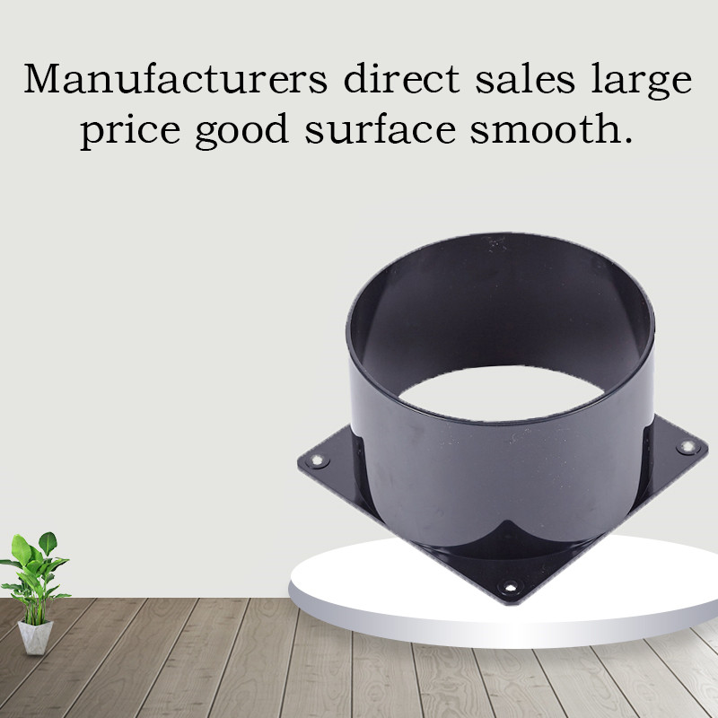 75/100/120mm Wall Flange Connector For Ventilation Pipe Air Ducg ...