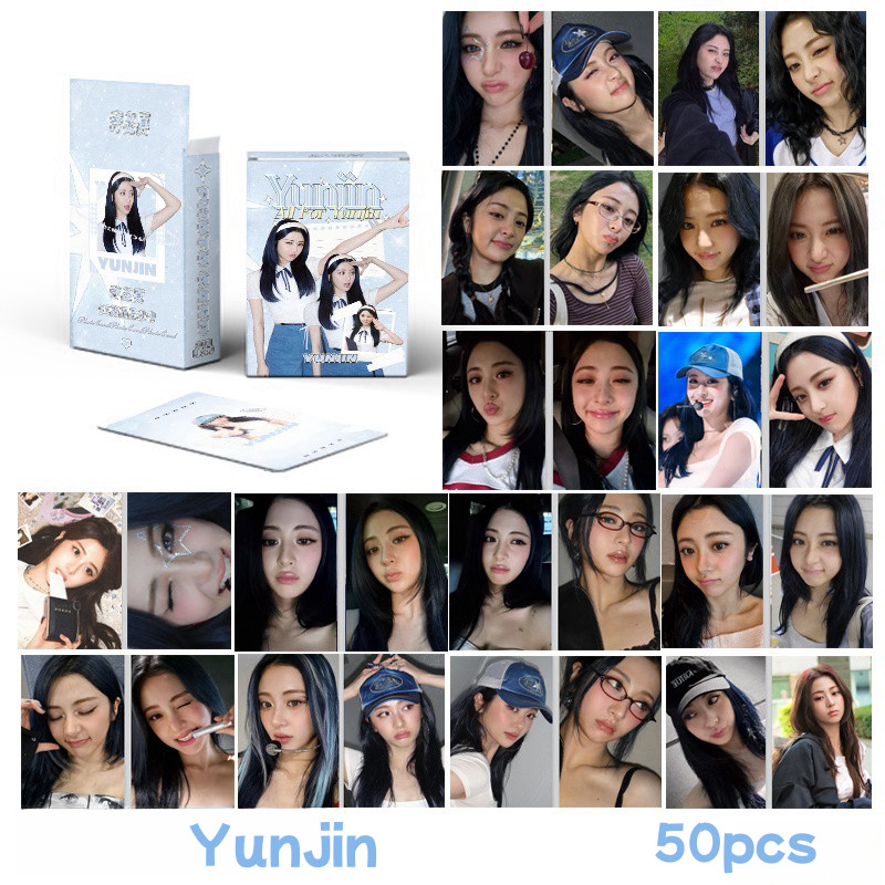 LE SSERAFIM Laser HOLOGRAPHIC LOMO Cards EASY Album Sakura CHAEWON ...