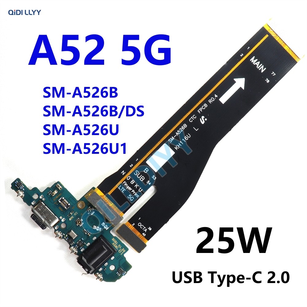 Fast Charger Main Charging Port Board For Samsung A52 5G SM-A526B A526U ...