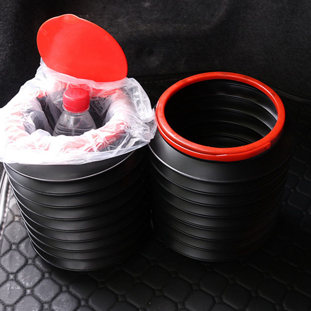 Retractable Folding Car Trash Bin Garbage Can Portable Telescopic ...