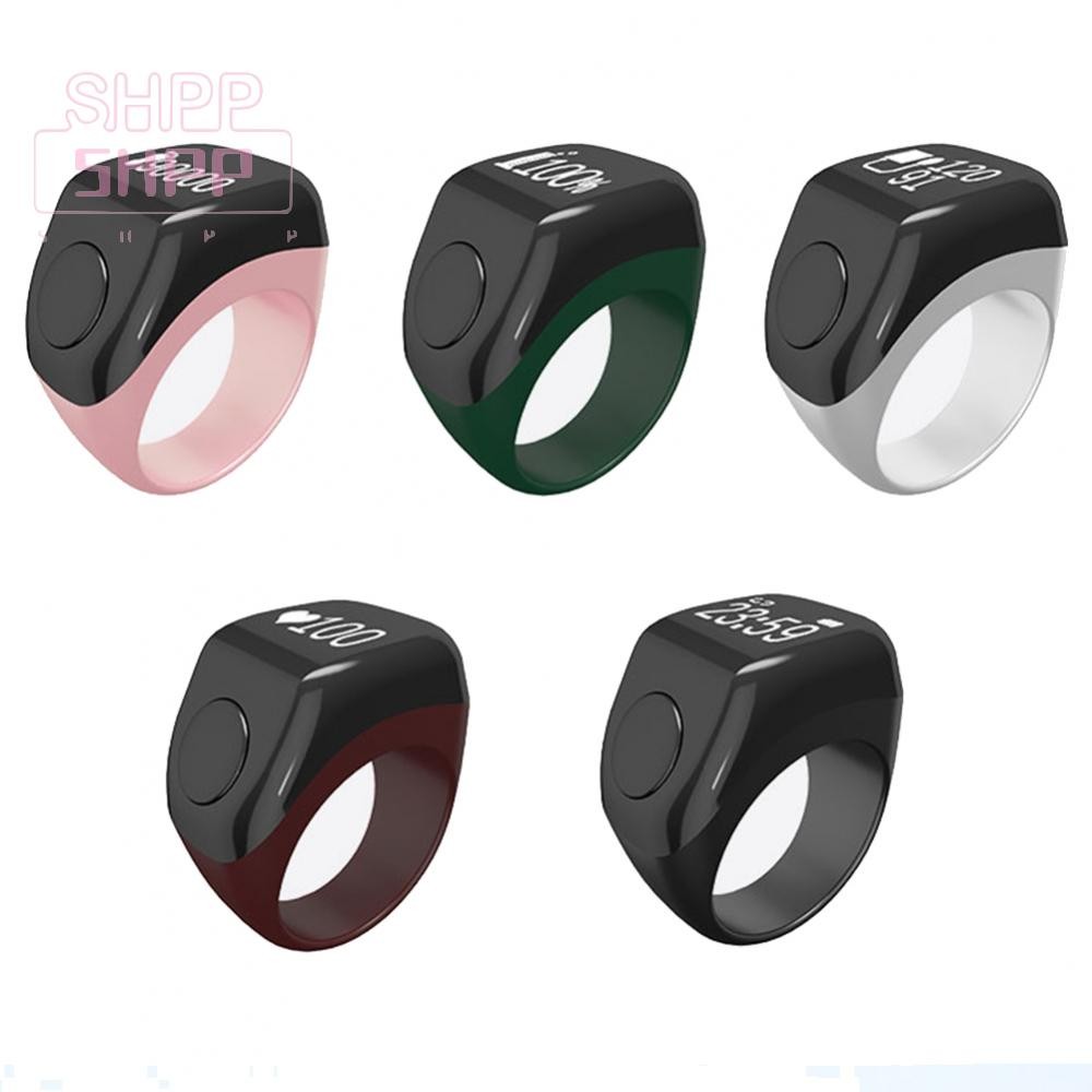 Compact Digital Prayer Counter Ring with Vibration and OLED for ...