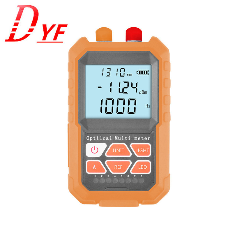 Multi Function Mini Optical Power Meter Red Laser Pointer All In One