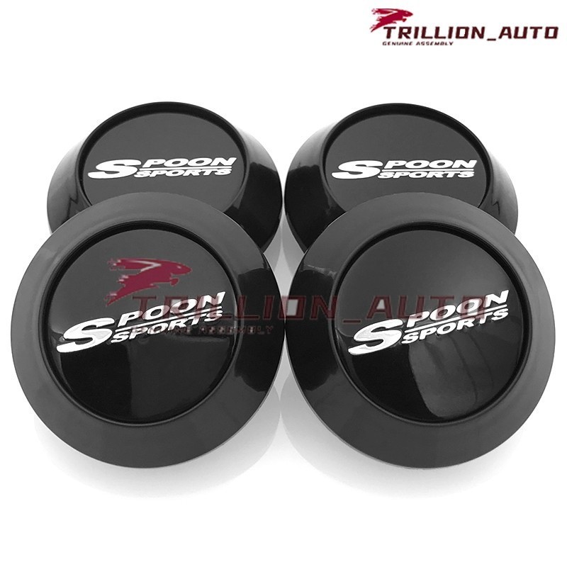 4PCS 68mm Spoon Sports Rim Cap Car Wheel Center Caps Cover | Shopee ...