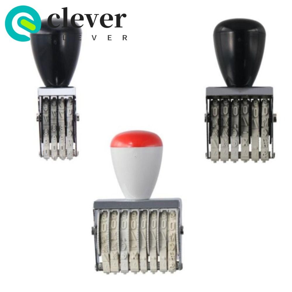 CLEVER Roller Stamps, Changeable Personalized Number Stamp, DIY 4,6 or ...