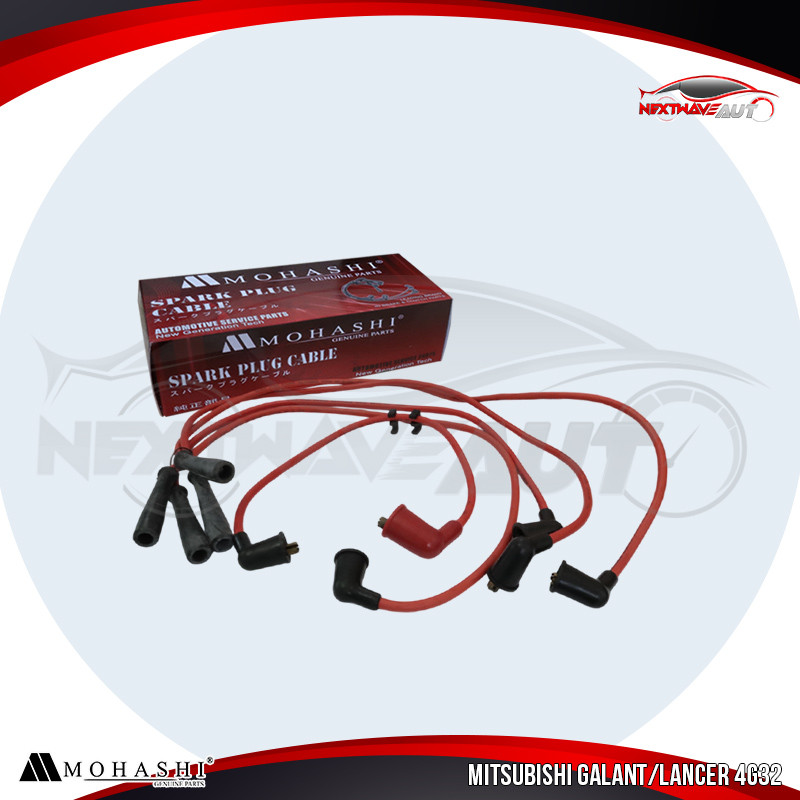 MITSUBISHI GALANT LANCER 4G32 MD009141 MOHASHI SPARK PLUG CABLE ...