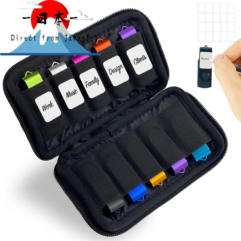 [Direct from Japan] USB Flash Drive Storage Organizer Case | Shopee ...