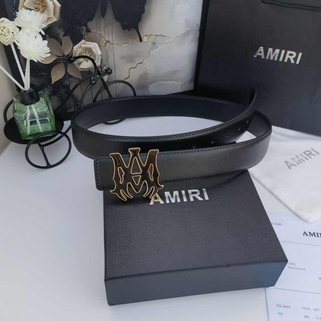 Amiri Amir Ami British Trendy Men's Star Style Belt Casual All-Match ...