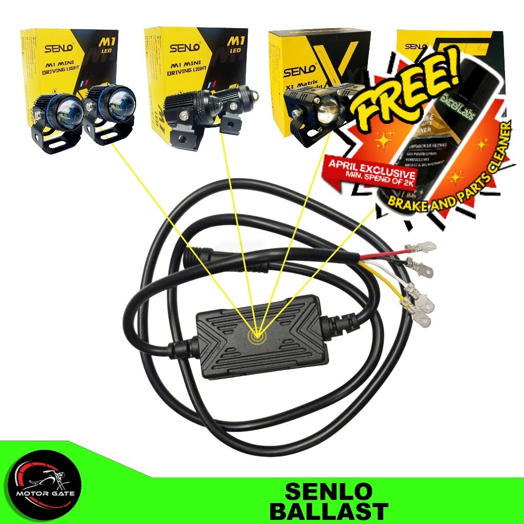 SENLO BALLAST FOR SENLO MOTORCYCLE LIGHTS - M1/M1A/T1/X1-M3/M5 | Shopee ...