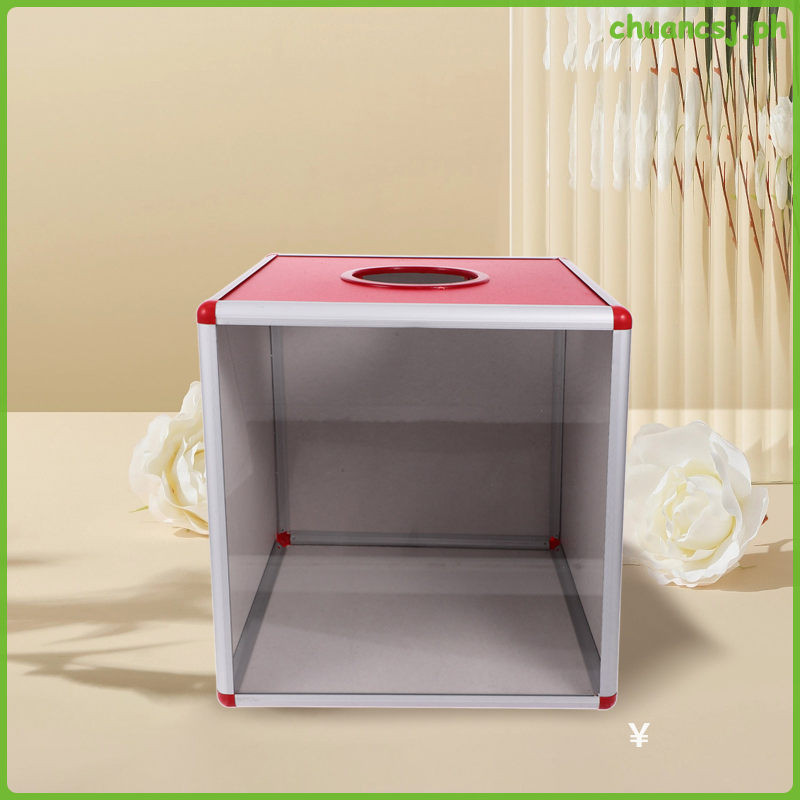 Clear Raffle Ticket Box For Parties And Fundraisers Transparent ...