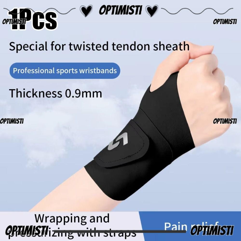 OPTIMISTI 1Pcs Sport Wrist Guard, Wrist Sprain Tendonitis Joint Brace ...
