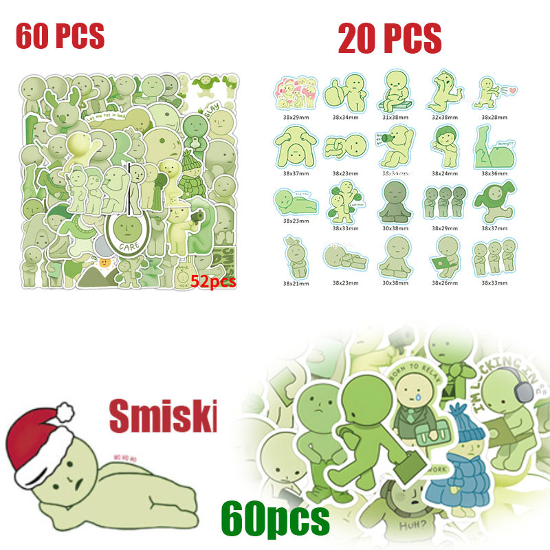 2025 New Sticker Smiski Waterproof DIY Stickers Smiski Sticker Custom ...