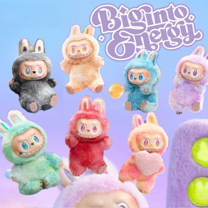 Popmart Labubu V3 THE MONSTERS Big Into Energy Series Vinyl Plush ...