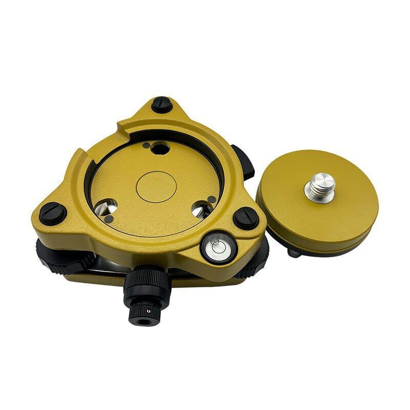 ⭐HIGH QUALITY YELLOW TRIBRACH WITH OPTICAL PLUMMET + FIXED ADAPTER WITH ...