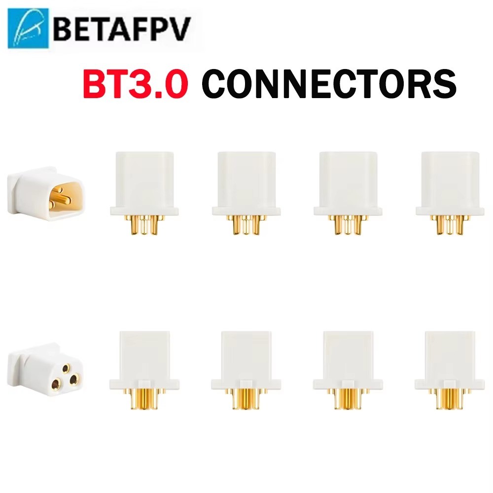 BETAFPV BT3.0 Connectors Male Female Connector with 3 Metal Pins BT3.0 ...