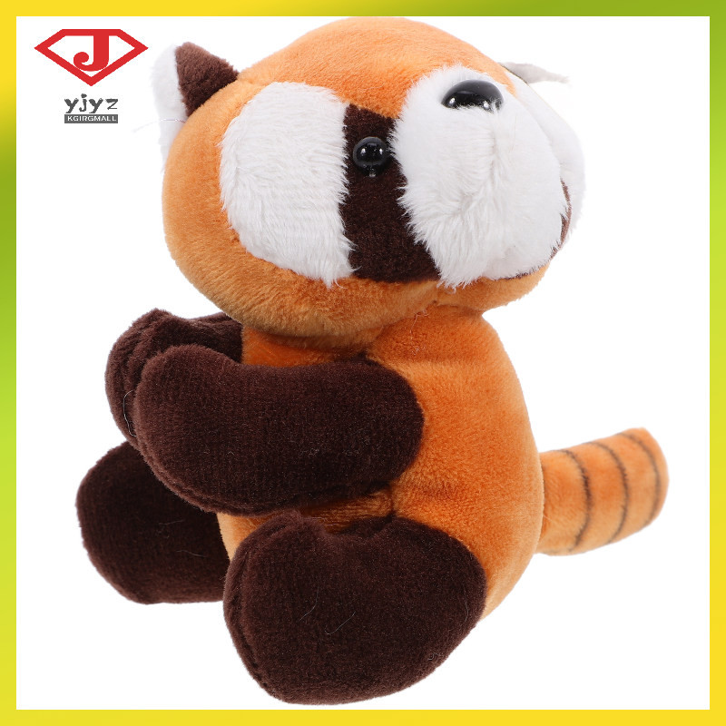 Red Panda Hug Small Stuffed Animal Plush Clip on Pencil Toppers Raccoon ...