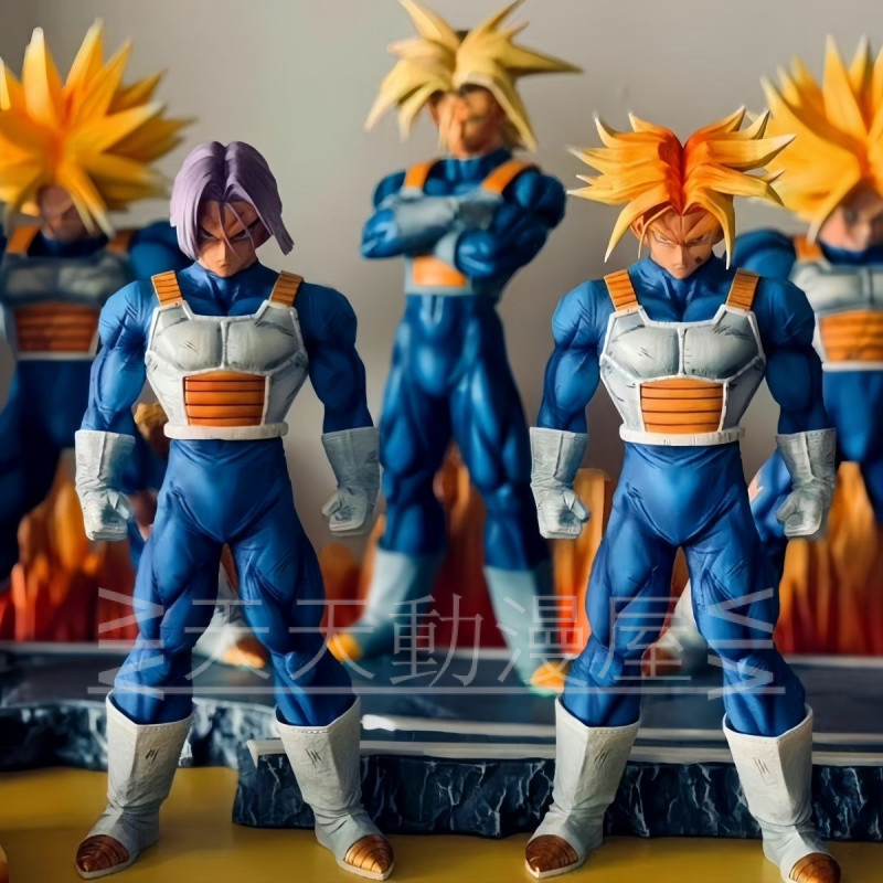 Dragon Ball Model CPR Studio Uniform Trunks Battle Suit Future Big Special Head Replaceable Doll ...