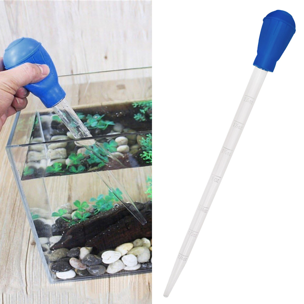 45cm Lengthen With Scale Fish Water Aquarium Cleaner Turkey Baster ...