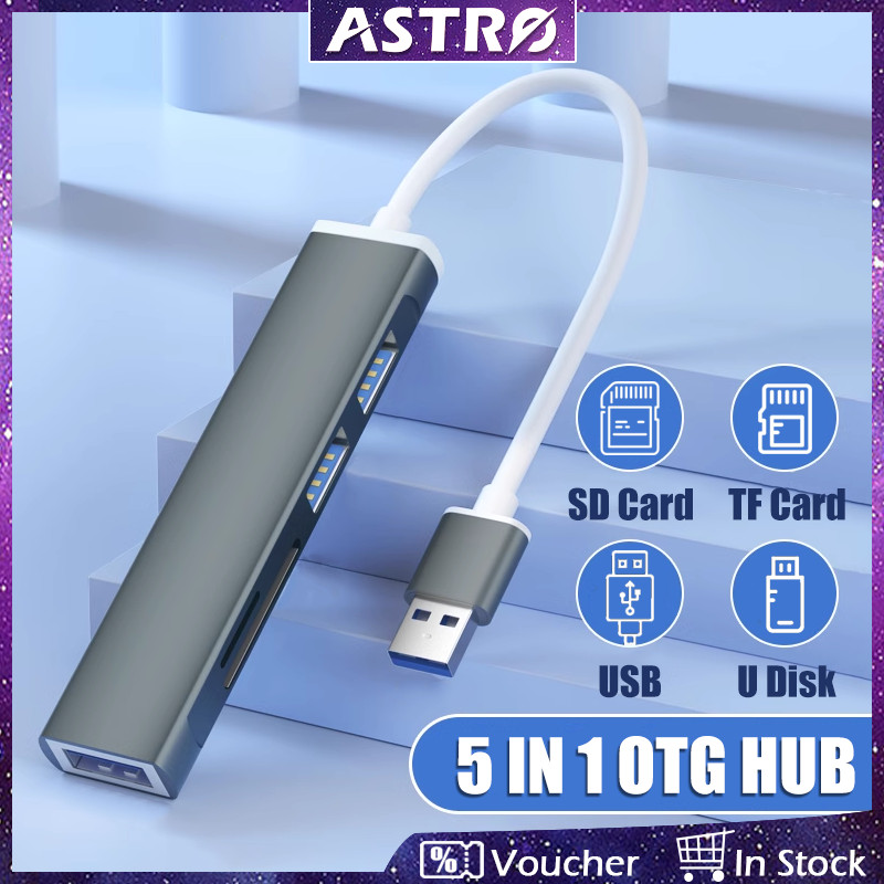 ASTRO Type C High-speed USB 3.0 2.0 OTG HUB Splitter,USB C SD TF Memory ...