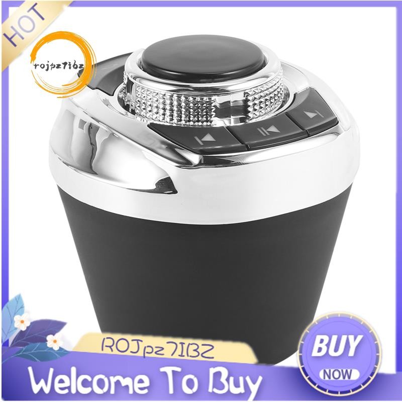 Universal Car Wireless Steering Wheel Control Button with LED Light 8 ...