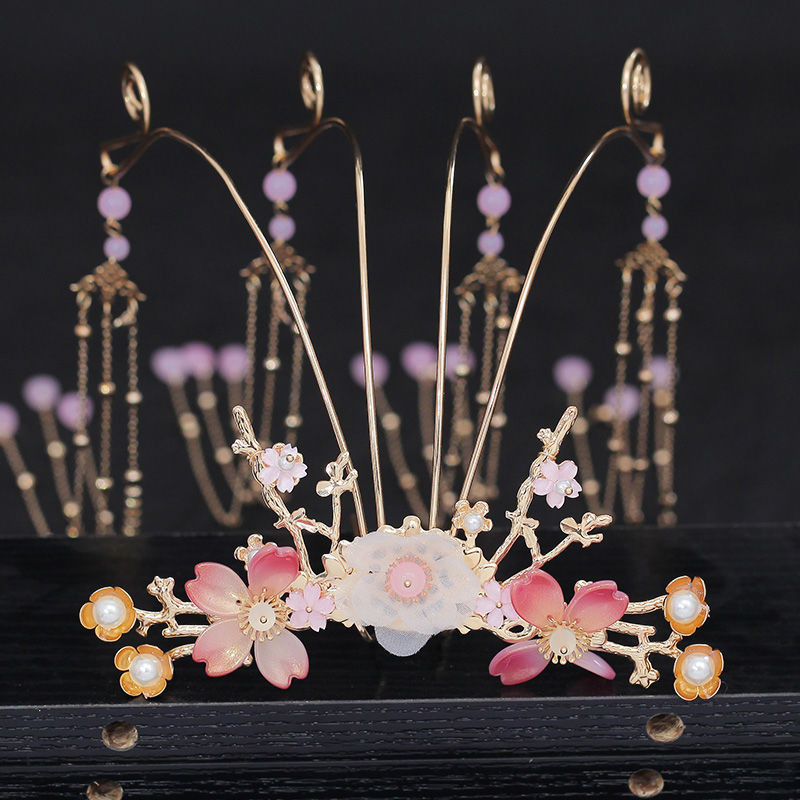 Fairy Headdress Headdress Crown Ancient Step Shaking Hairpin Crown ...
