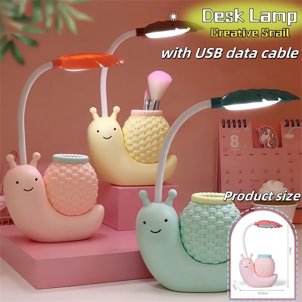 GG+Drawer Desk Lamp Cartoon Rechargeable Desk Lamp Learning Led Eye ...