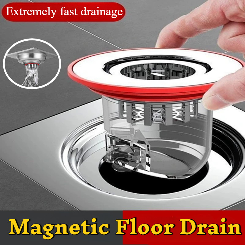 Magnetic Floor Drain Core Universal Insect and Odor Resistant Inner ...