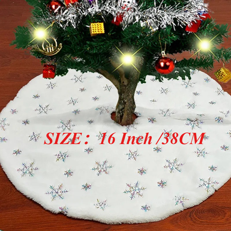 16 Inch 38 Cm Christmas Tree Skirt Desktop Christmas Tree Base ...