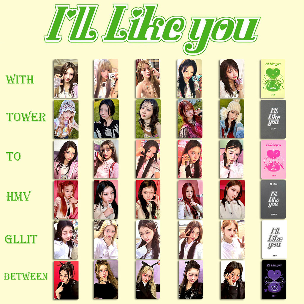 Kpop Idol ILLIT I'LL LIKE YOU Album Photocards | Shopee Philippines