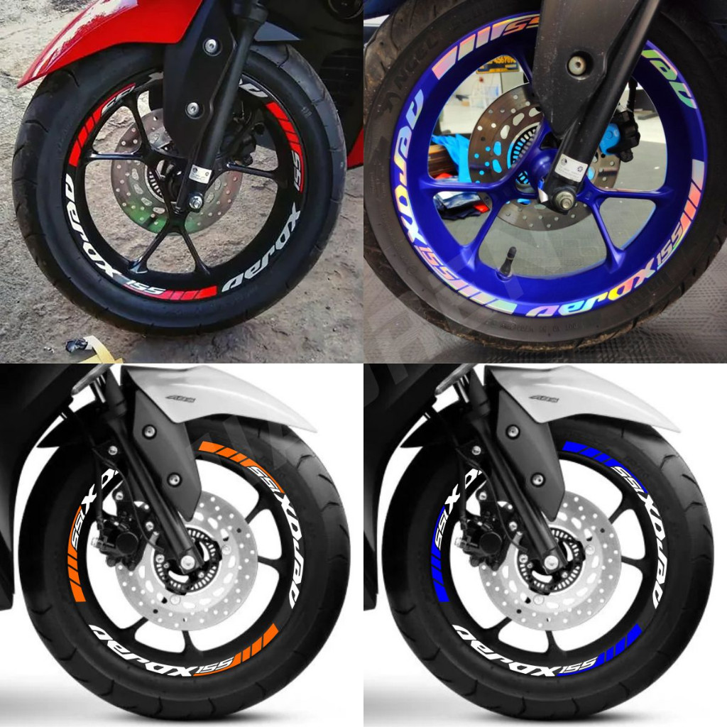 Mags decals Aerox v2 rim sticker for motorcycle NVX AEROX 155 V1 ...