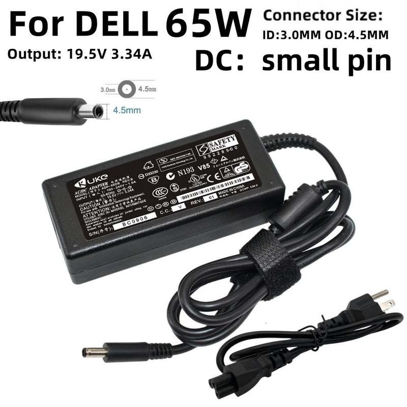 19.5V 3.34A 65W Laptop Charger For P65G Dell Inspiron 15 3000 5000 AC ...