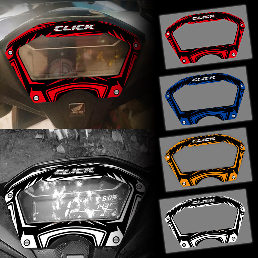 For Honda Click 125i V2 Panel Gauge Protector Reflective Sticker Decals ...