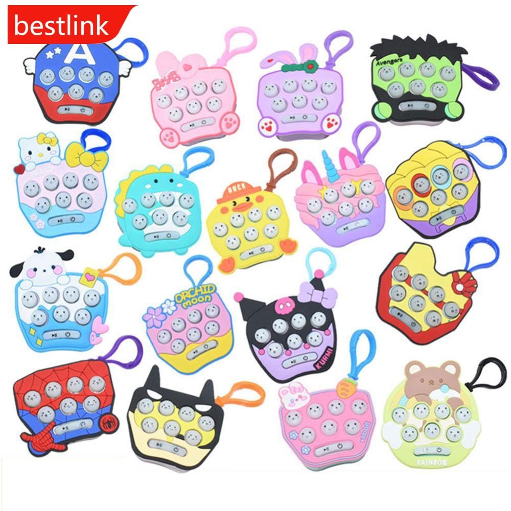 BESTLINK Pop Push Childrens Press Handle Fidget Toy Quick Push Game ...