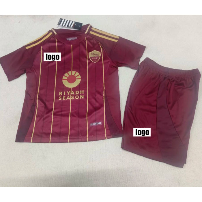 kids kit 24 25 ROMA home DYBALA Camisetas football shirt men | Shopee ...