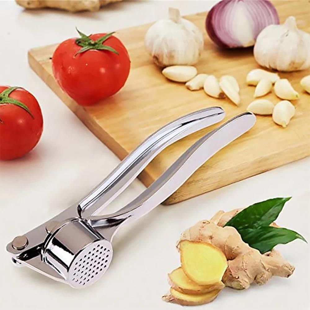 4in 1 Garlic Press Chopper Chopper Minced Garlic Machine with Silicone ...