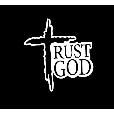 TRUST GOD Stickers Waterproof Vinyl Decals for Car, Motorcycle, PC ...