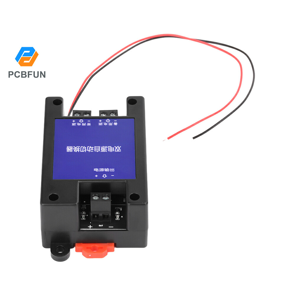 Pcbfun DC Dual Power Automatic Switcher Two-way Without Power Outage ...