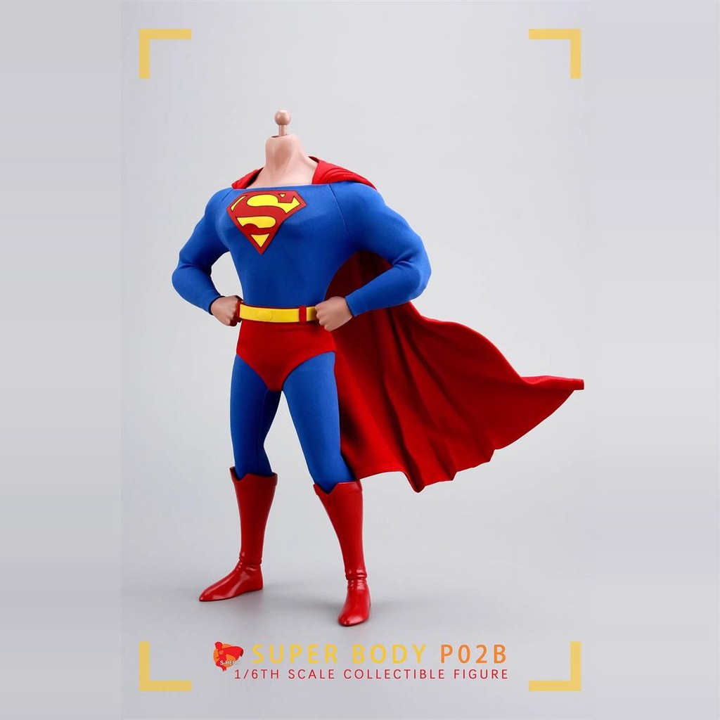 HERO TOYS 1/6 P01 Head Sculpture P02 Krypton Son Comic Superman Action Figure | Shopee Philippines