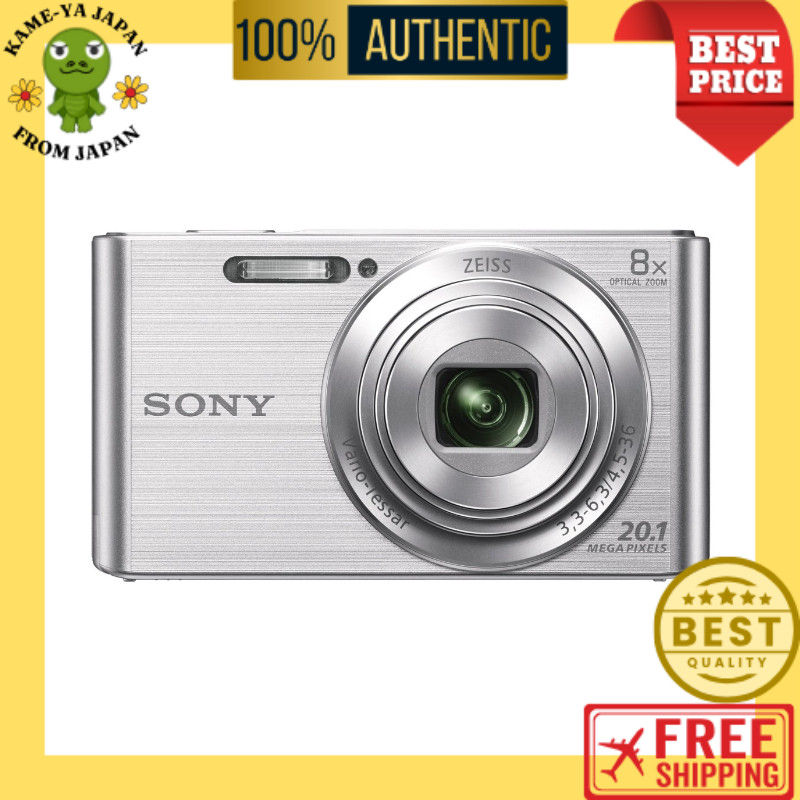 SONY Compact Digital Camera Cyber-shot DSC-W830 Silver Optical Zoom 8x (25-200mm) Compact Body ...