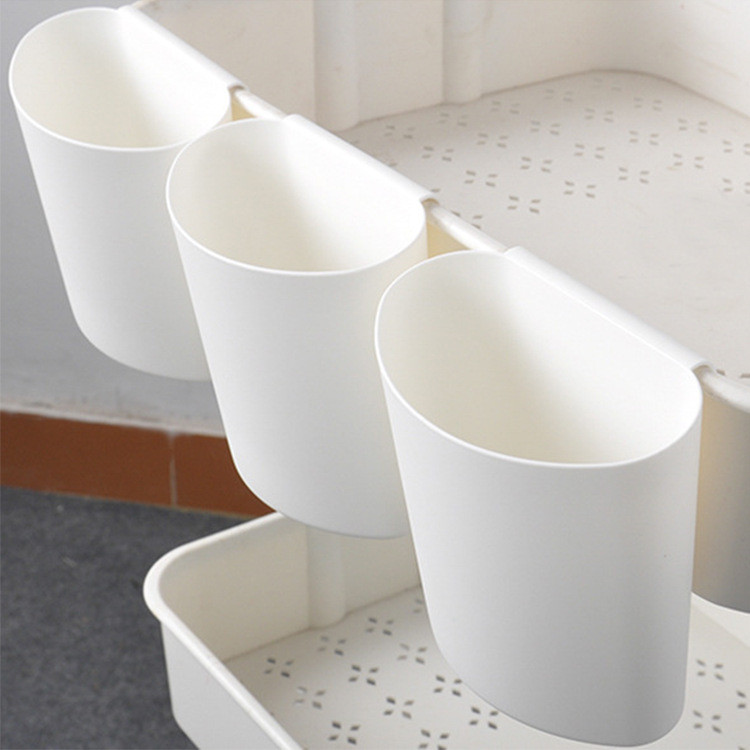 3PCS Storage Basket Ins-Style Trolley Cart Hanging Plastic Storage Box ...