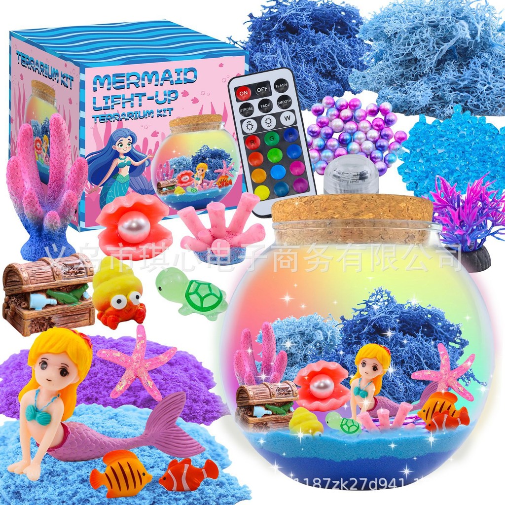 DIY Mermaid Underwater World Light-up Terrarium Best Ideal Gift for ...